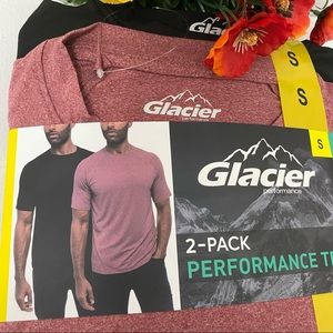 Glacier | Shirts | Glacier Mens 2pack Performance Everyday Teenwt ...